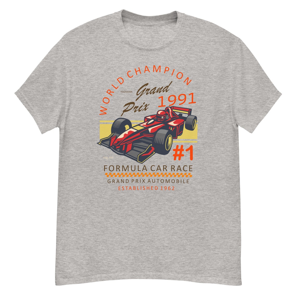 Vintage Formula 1 Race Car Graphic Tee: Grand Prix 1991 - Etsy