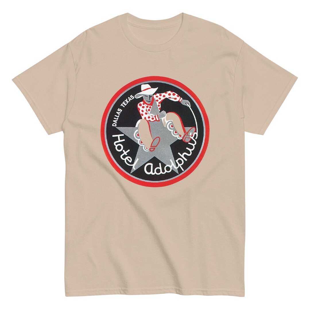 Vintage Hotel Adolphus Texas T-shirt: Retro Cowboy Graphic Tee - Etsy