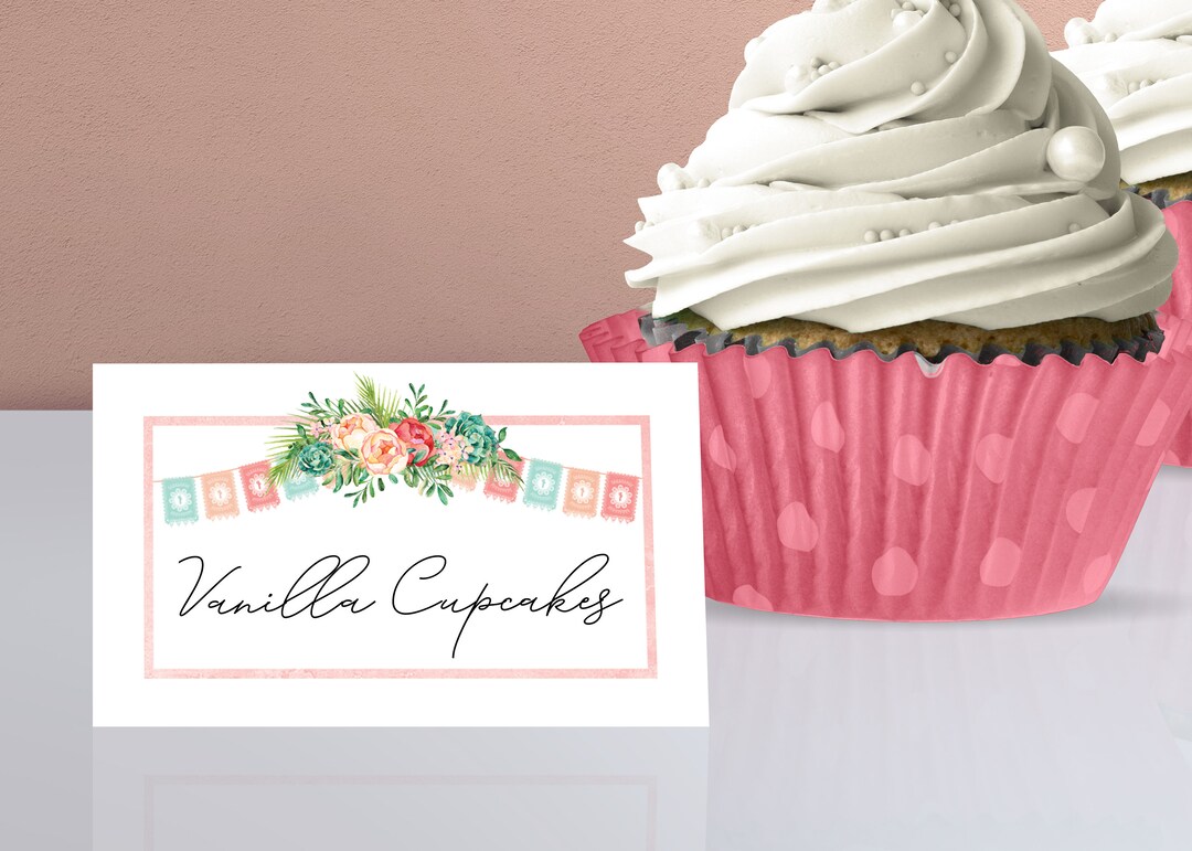 Fiesta Tent Cards / Fiesta Party Detail Labels / First Fiesta Tent ...