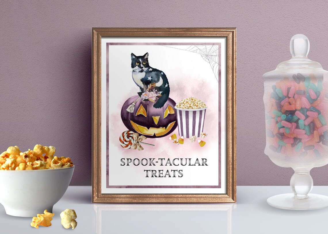 Halloween Dessert Table Sign / Food Sign / Halloween Movie - Etsy