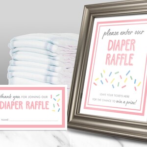 Sprinkle Diaper Raffle: Baby Shower Game (PDF Download) - Etsy