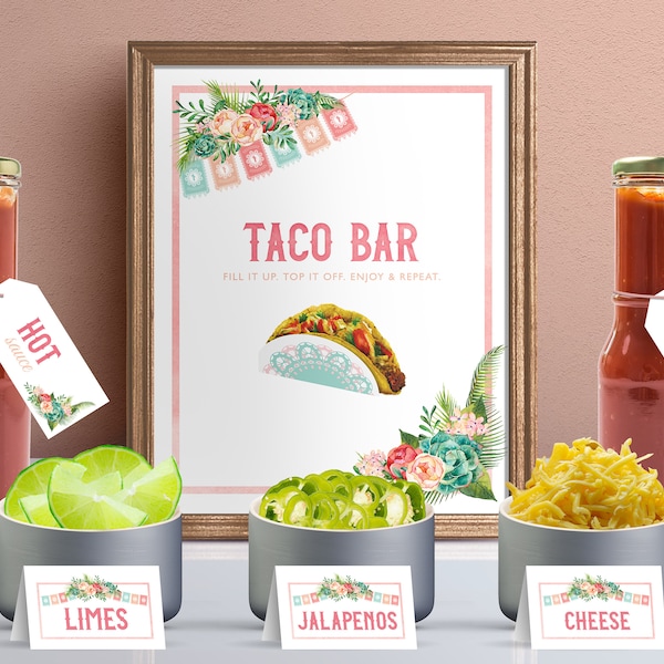 Taco Bar Sign - Etsy