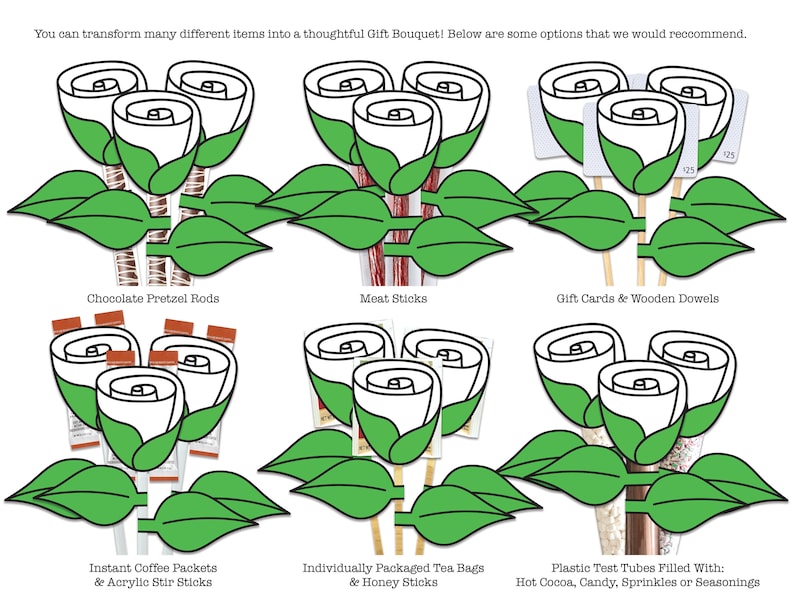 DIY Color Me Bouquet: Candy Bouquet / Gift Card Bouquet / Valentines ...