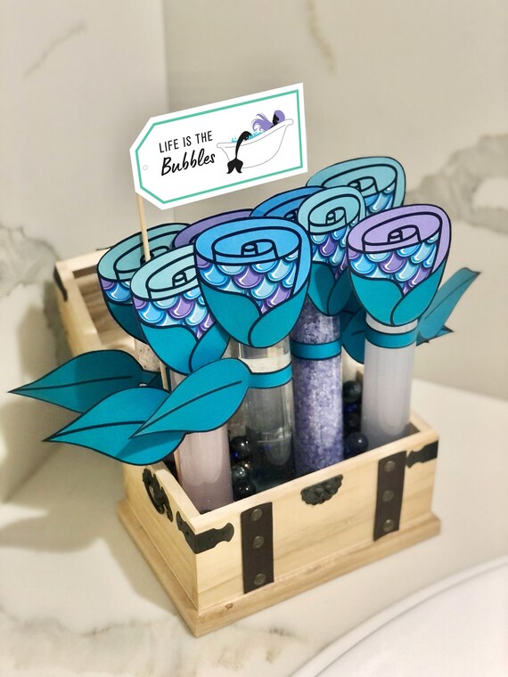 DIY Mermaid Bouquet / Mothers Day Gift / Gift For Her / Spa Gift / Bath ...