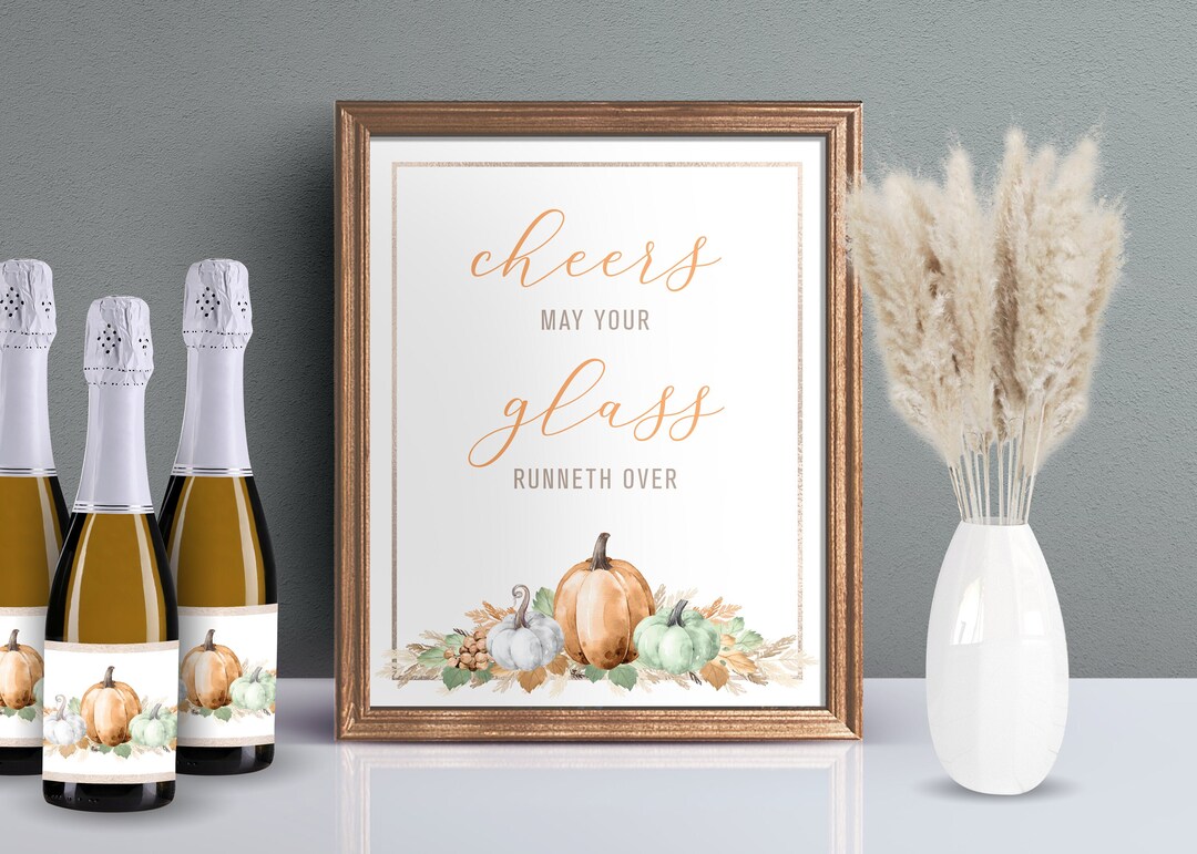 Fall Bar Sign / Thanksgiving Decor / Friendsgiving Decorations - Etsy