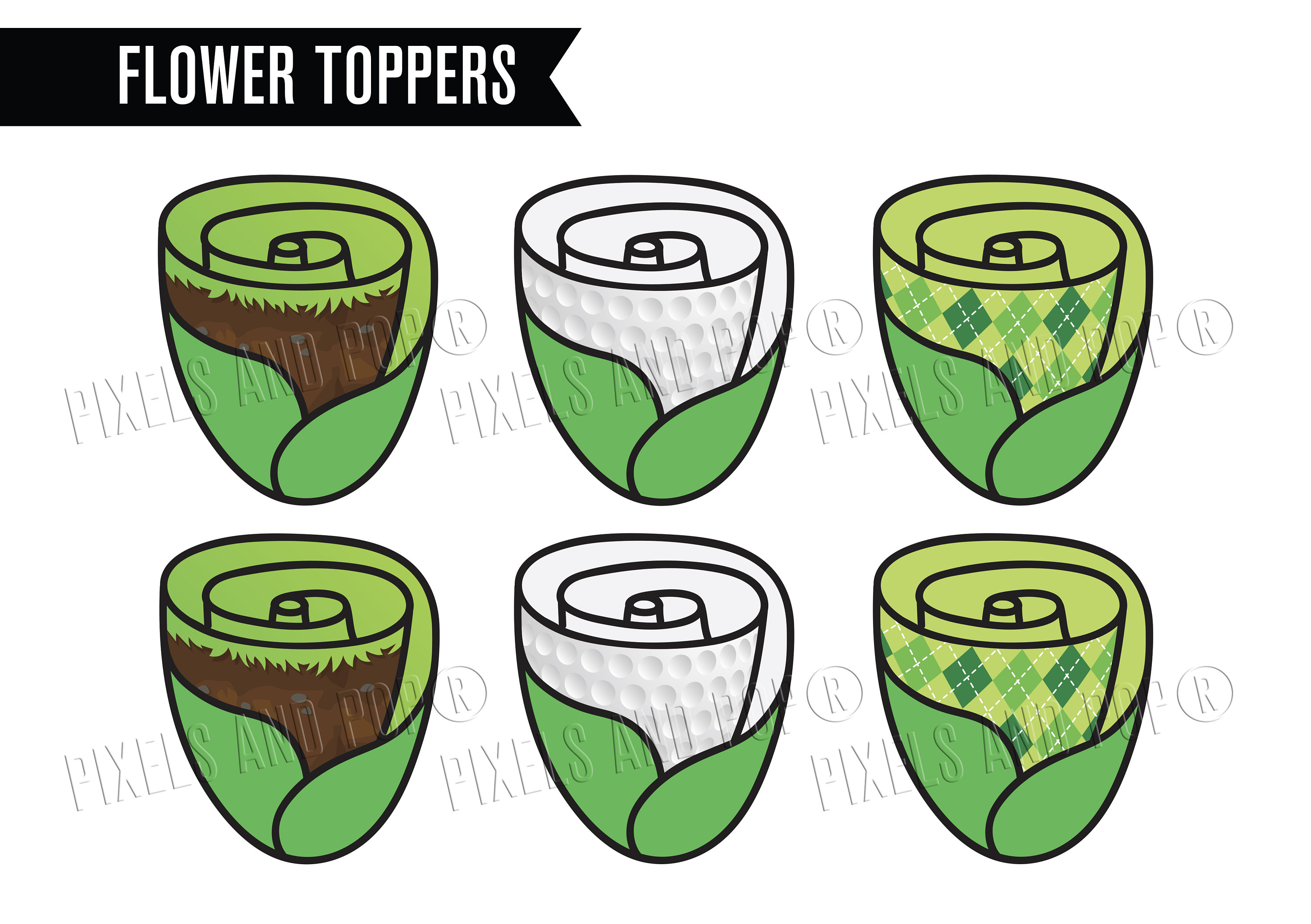 DIY Golf Bouquet / Gift for Him / Bouquet for Him / Golf Flowers / Golf ...