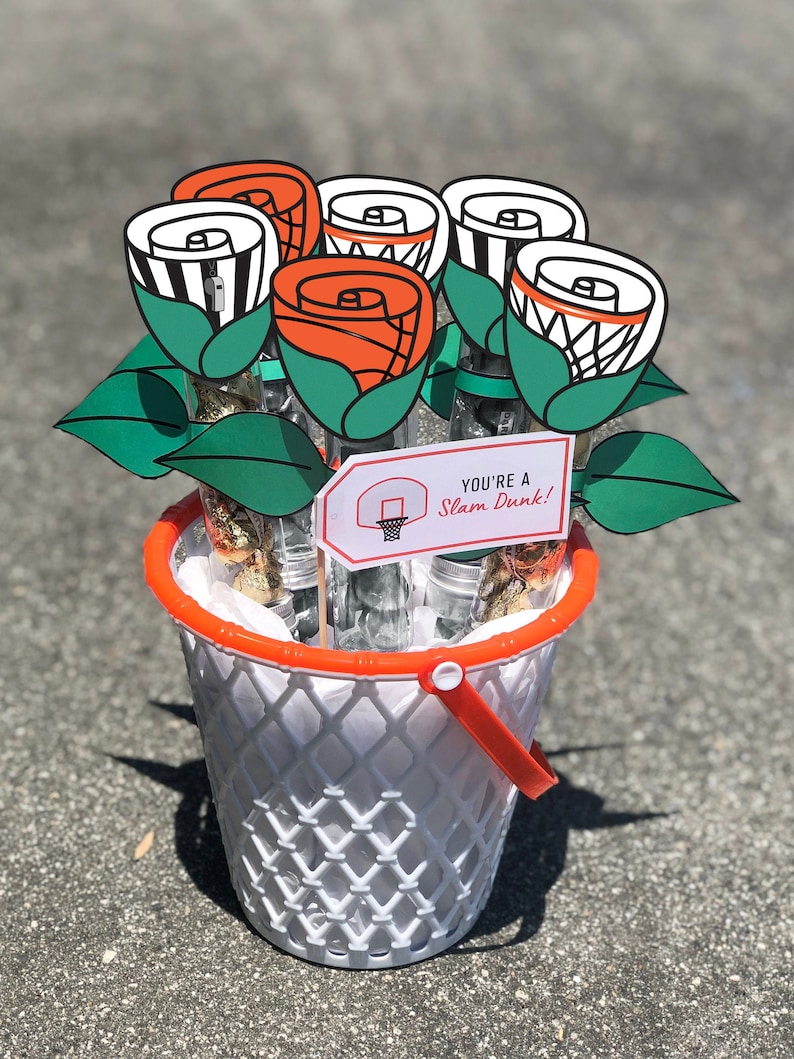 DIY Basketball Bouquet / Gift for Him / Basketball Valentine / - Etsy