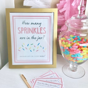 How Many Sprinkles Game: Baby Shower Activity (PDF Download) - Etsy