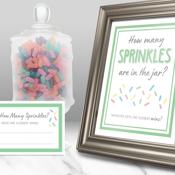 Sprinkle Shower Game - Etsy