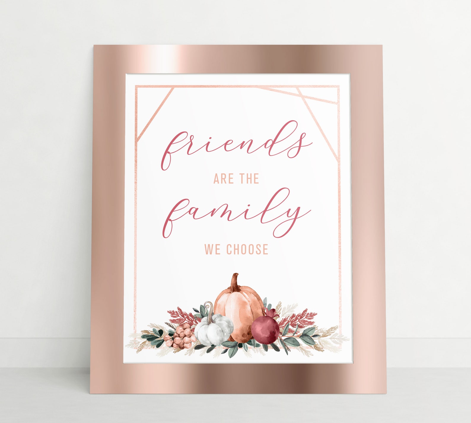 Fall Sign // Friendsgiving Decorations // Printable | Etsy
