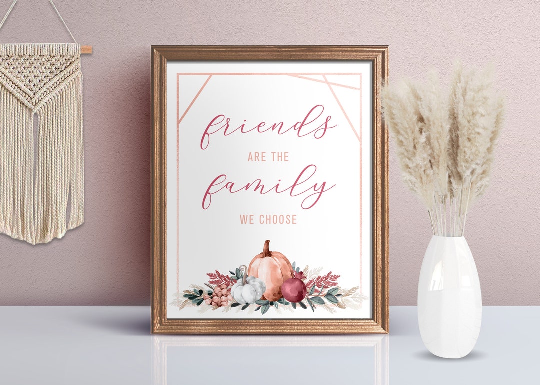 Fall Sign / Friendsgiving Decorations / Printable Thanksgiving Sign ...