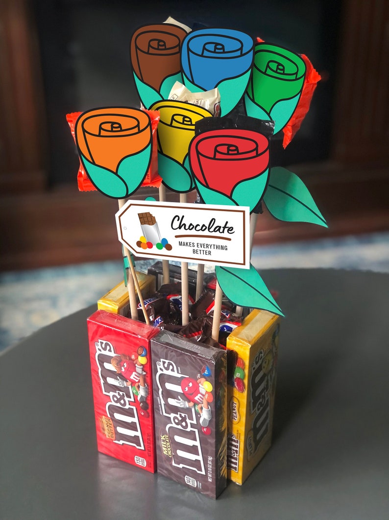 DIY Chocolate Bouquet: Chocolate Bouquet / Gift Card Bouquet ...