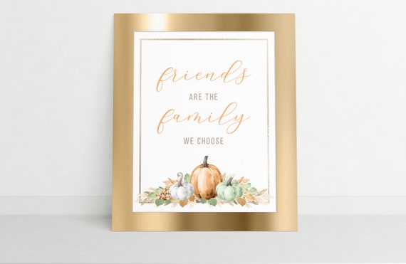 Fall Sign // Friendsgiving Decorations // Printable - Etsy