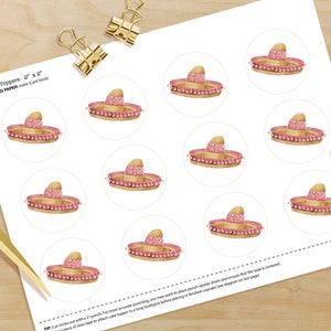 Fiesta Cupcake Toppers / Sombrero / Printable Fiesta Decorations ...