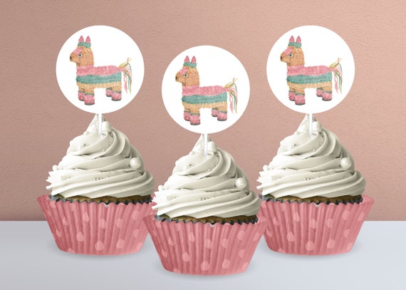 Fiesta Cupcake Toppers / Sombrero / Printable Fiesta Decorations ...