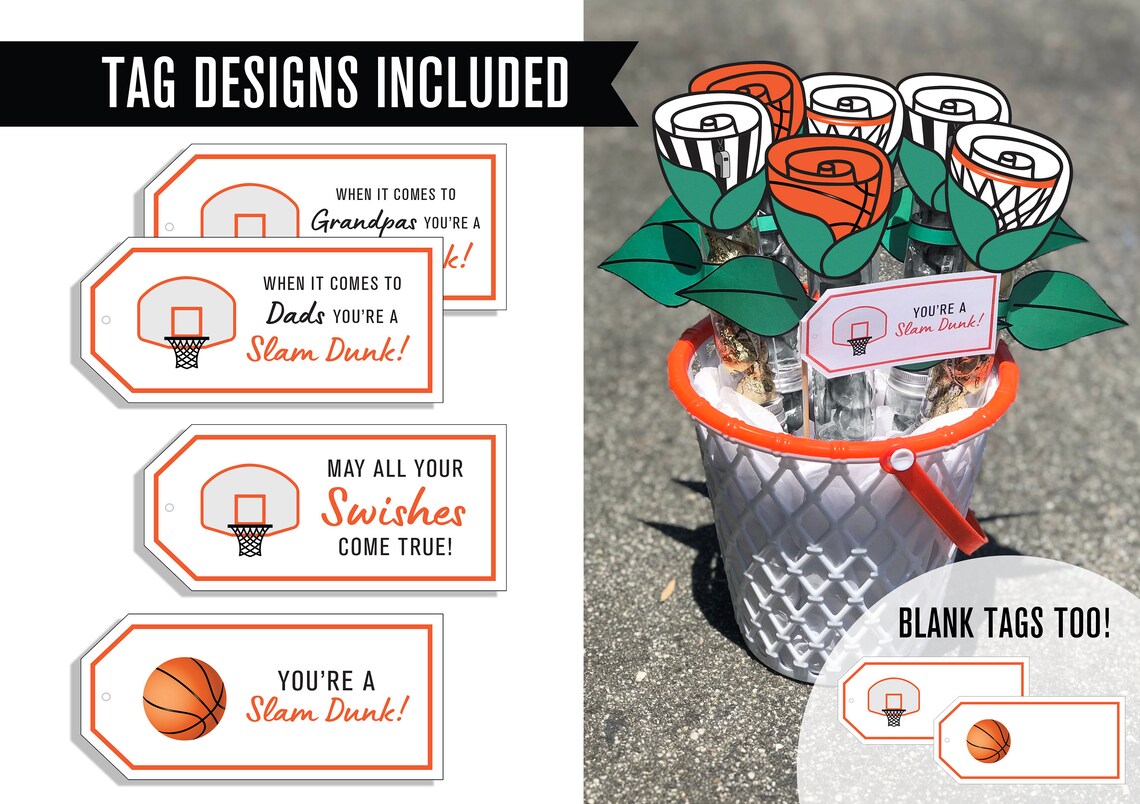 DIY Basketball Bouquet: Meat Bouquet / Gift Card Bouquet / Valentines ...