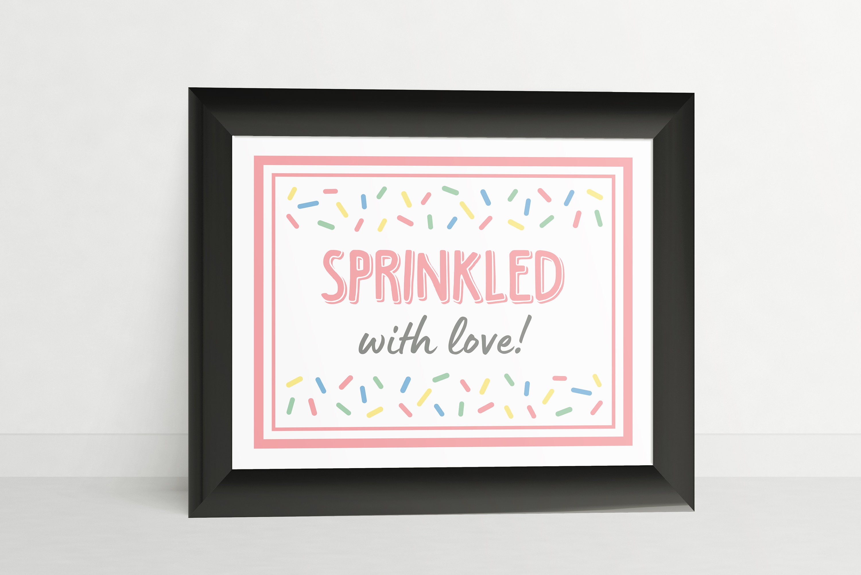 Sprinkled With Love Sign // Baby Shower Decor // Baby Shower | Etsy