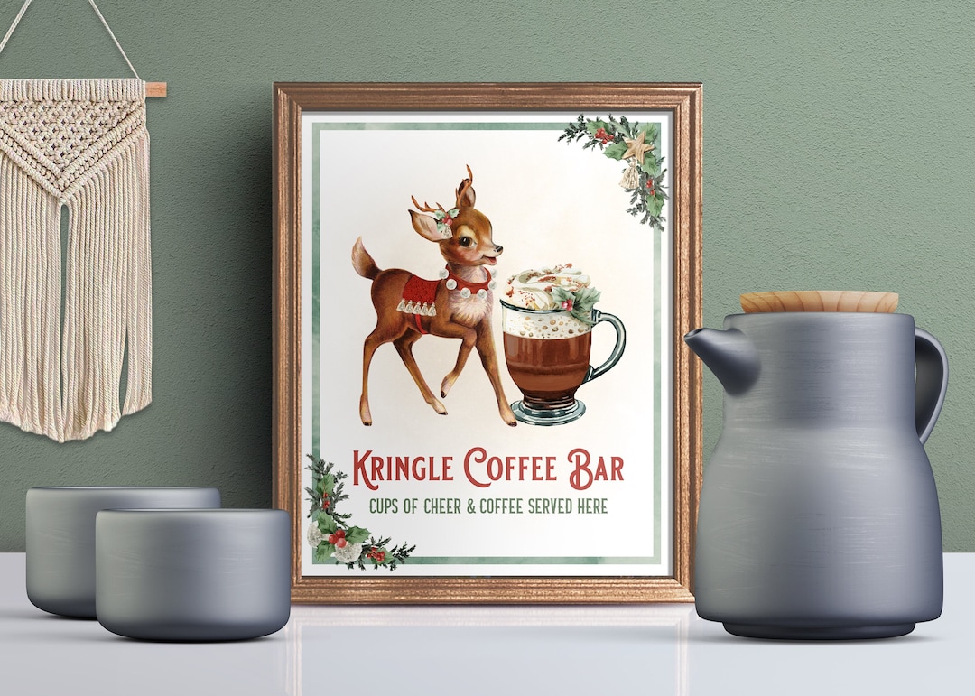 Christmas Coffee Bar Sign / Coffee Sign / Christmas Coffee Sign ...