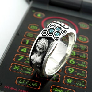 EVA 00 Rei Ring Mecha Cosplay Custom-made Fanart Accessory - Etsy