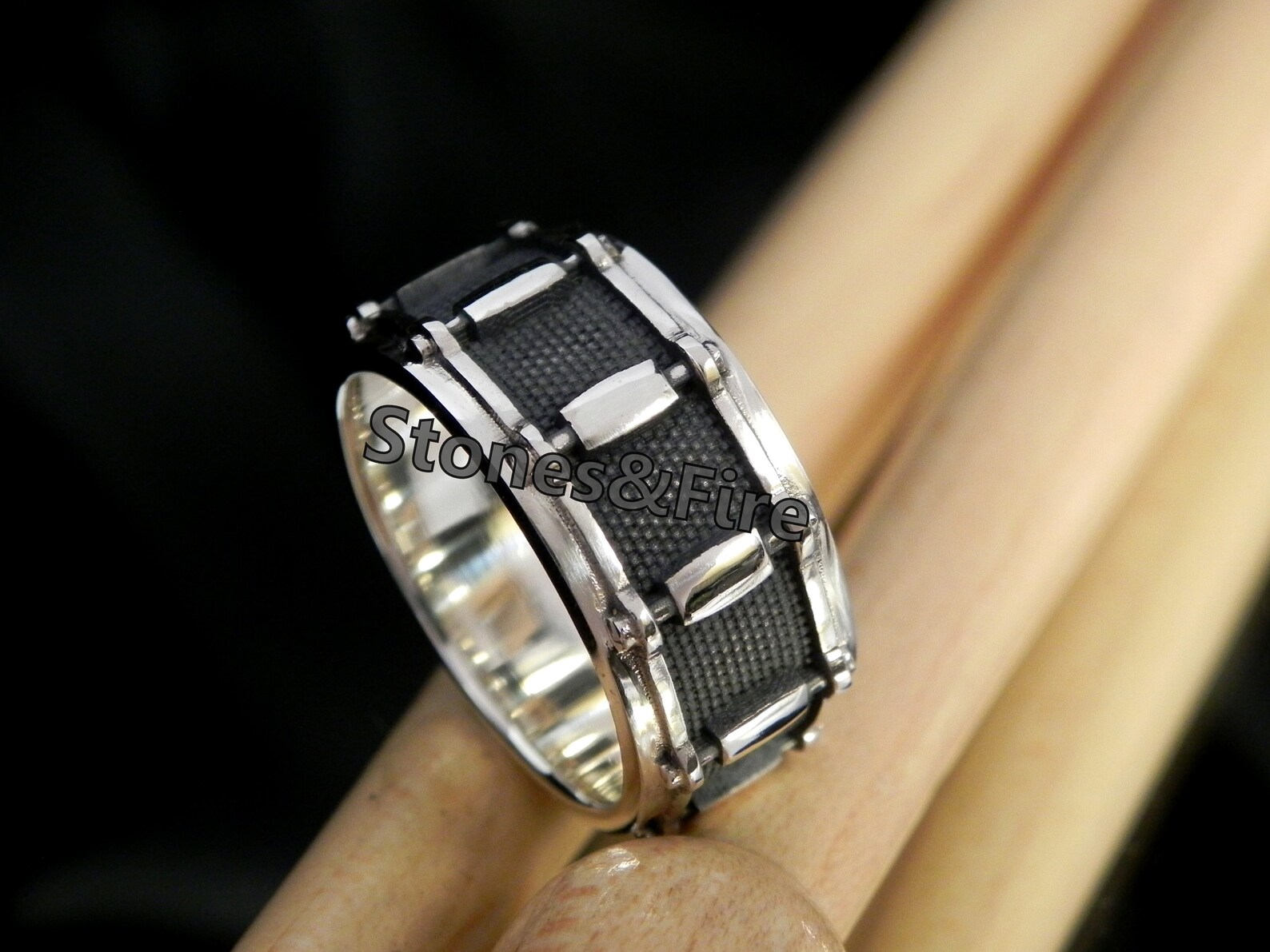 DRUMMER Ring_drummer's Ring_musician Ring_musicain Gift_custom Made - Etsy
