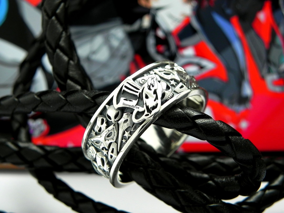 Persona SMT Middle Width Cosplay Geek Ring-handcrafted Gift - Etsy