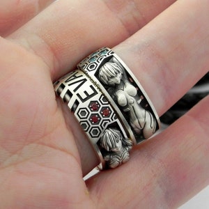 EVA 00 Rei Ring Mecha Cosplay Custom-made Fanart Accessory - Etsy