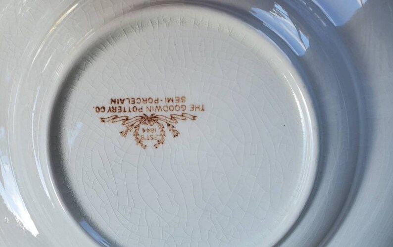 Antique Goodwin Pottery Co. Set of 4 Bowls - Etsy