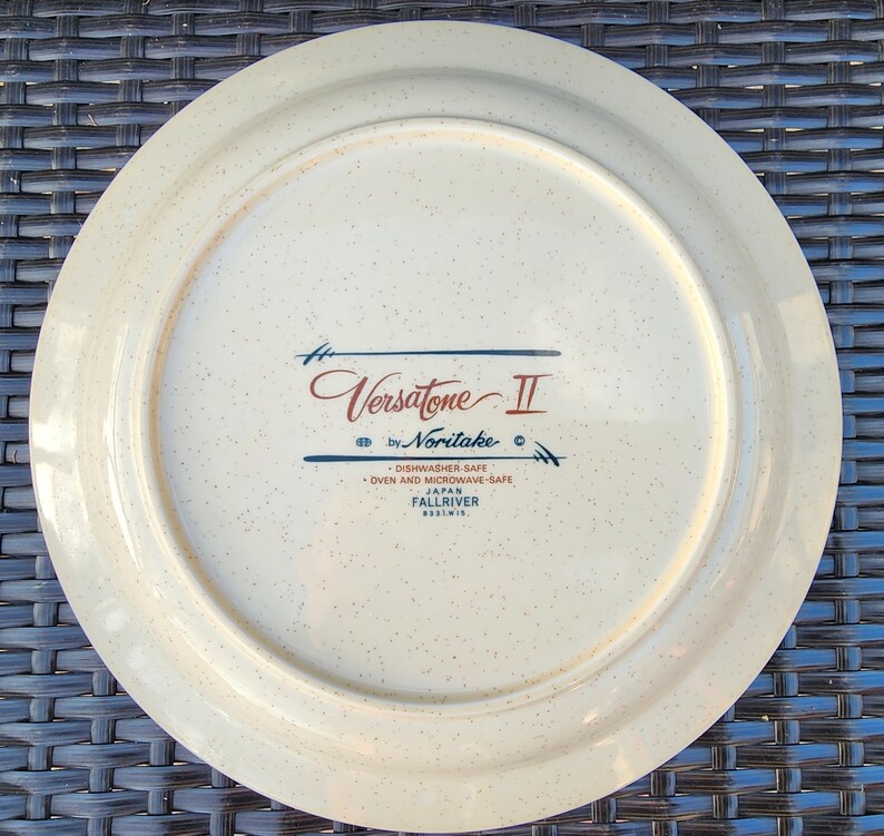 4 Vintage Versatone Noritake Fallriver Dinner Plates. Japan - Etsy