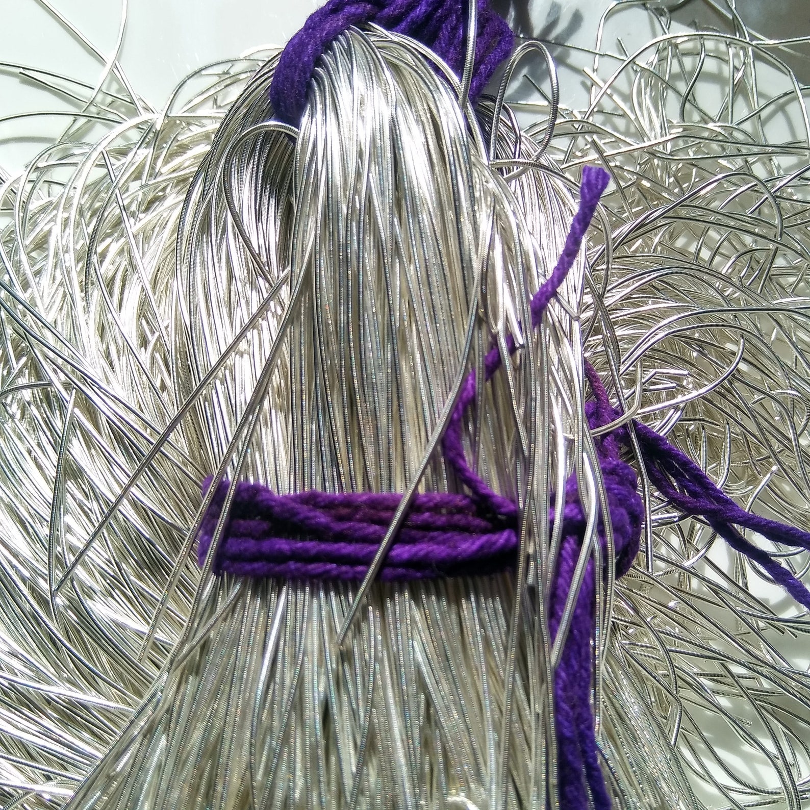 Sterling Silver Metallic French Wire Bullion Wire Gimp Wire - Etsy