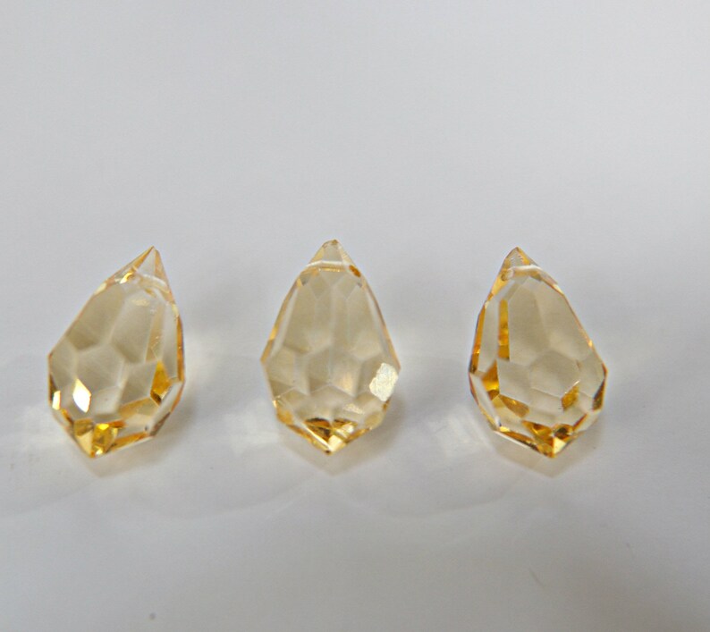 Vintage Swarovski crystal Drops 12 x 20 MM Fancy Crystal drops | Etsy