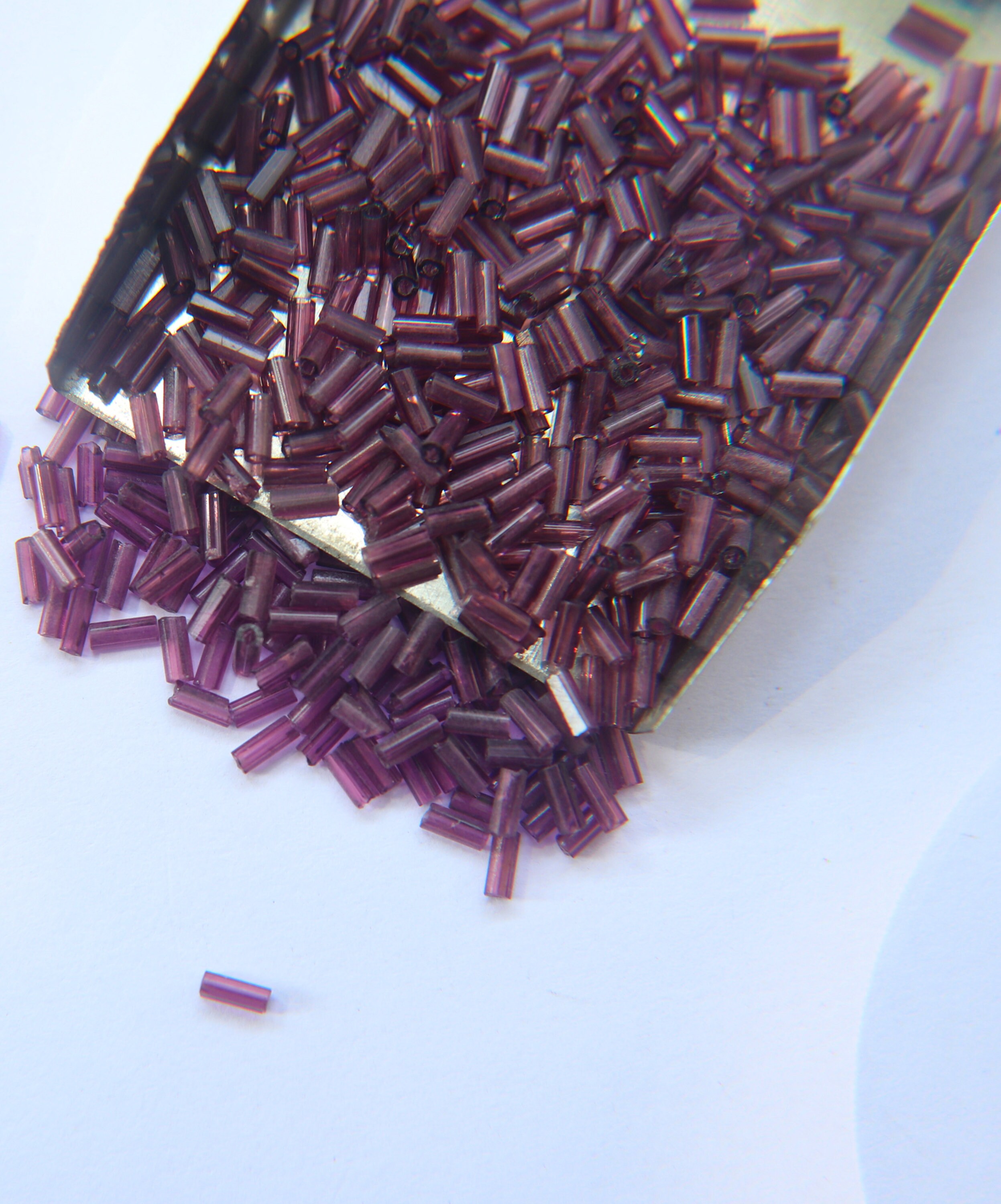 True Cuts Size 2 2x4mm Bugle Beads 5/10/20/50/250/500 Grams - Etsy