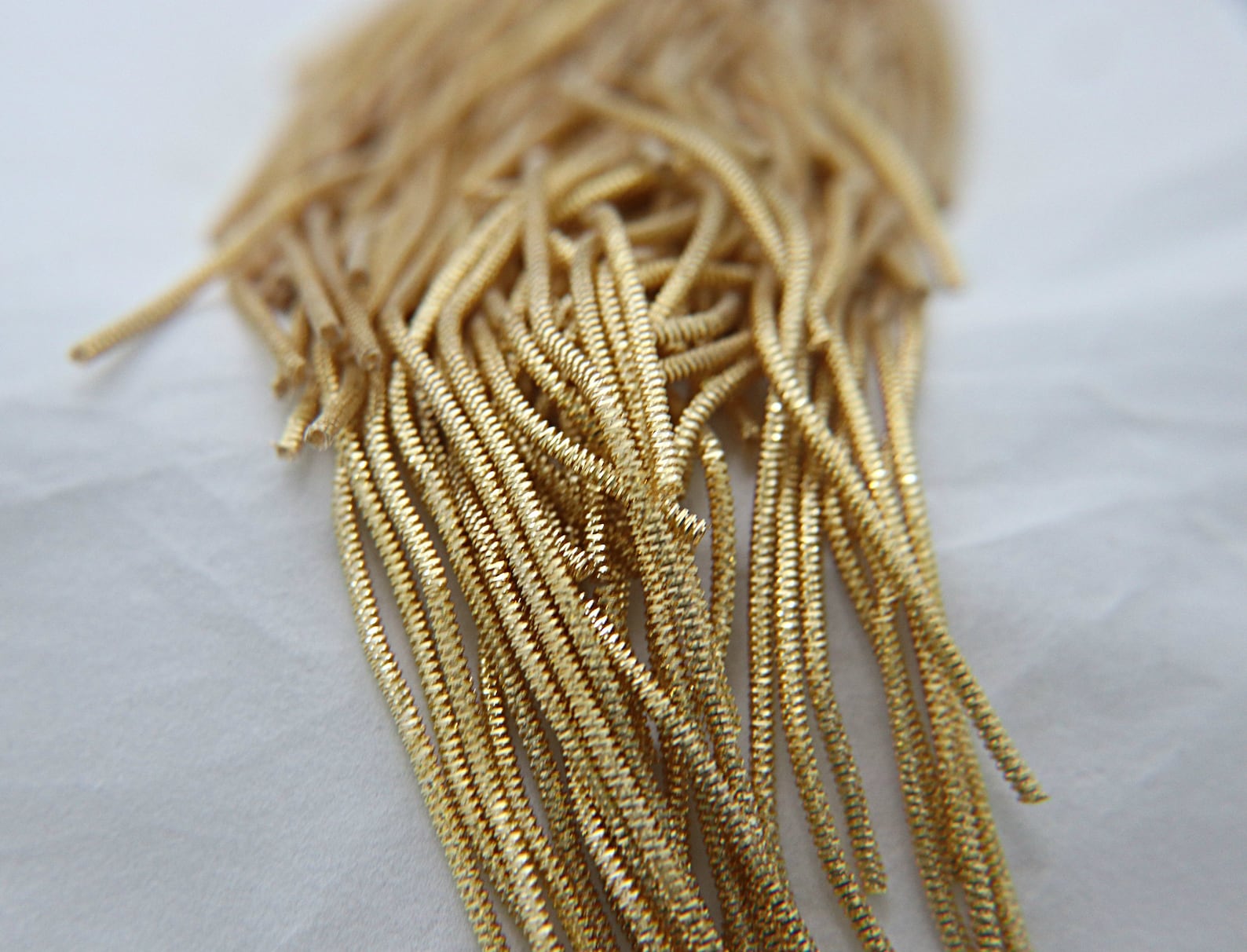 Gold/silver Metallic Spiral 2.5mm French Wire Bullion Wire - Etsy