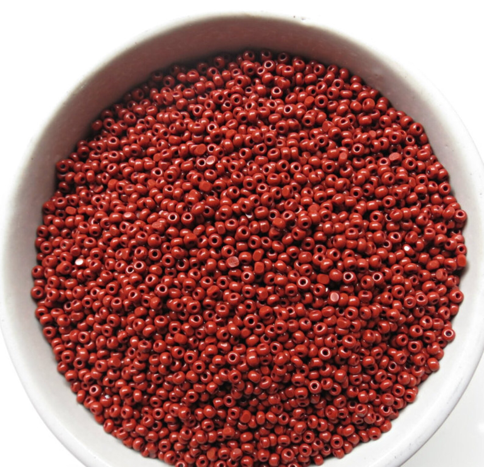 11/0 Charlotte True Cut Beads 2 MM Burnt Rust Opaque - Etsy