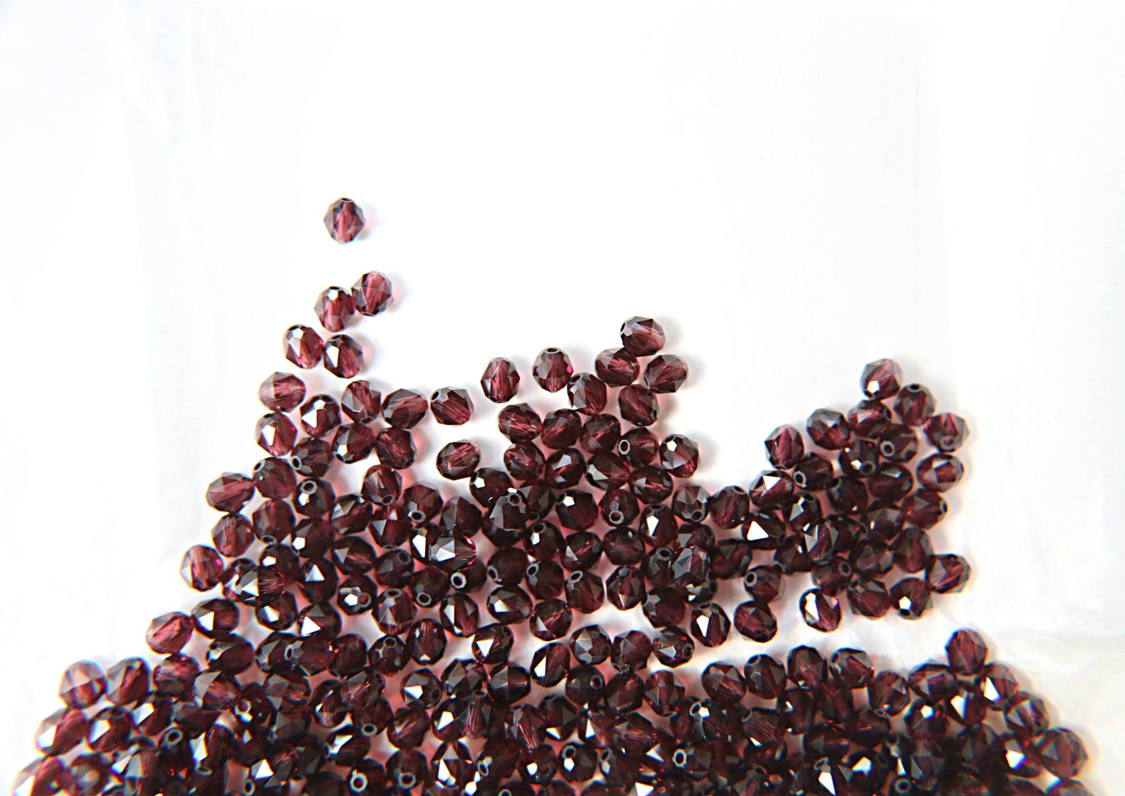 4mm Swarovski BURGUNDY Beads 5025 Faceted Oval Bead - Etsy