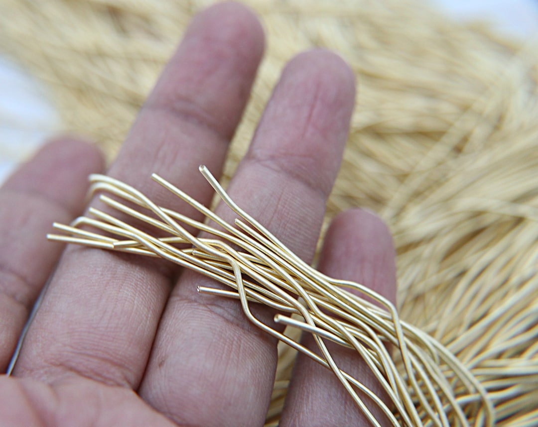 Dull Gold Metallic French Wire, Bullion Wire, Gimp Wire 50/100/200/400 ...