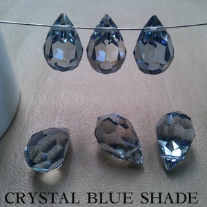 Vintage Swarovski Crystal Drops 12 X 20 MM Fancy Crystal Drops 1/5 ...