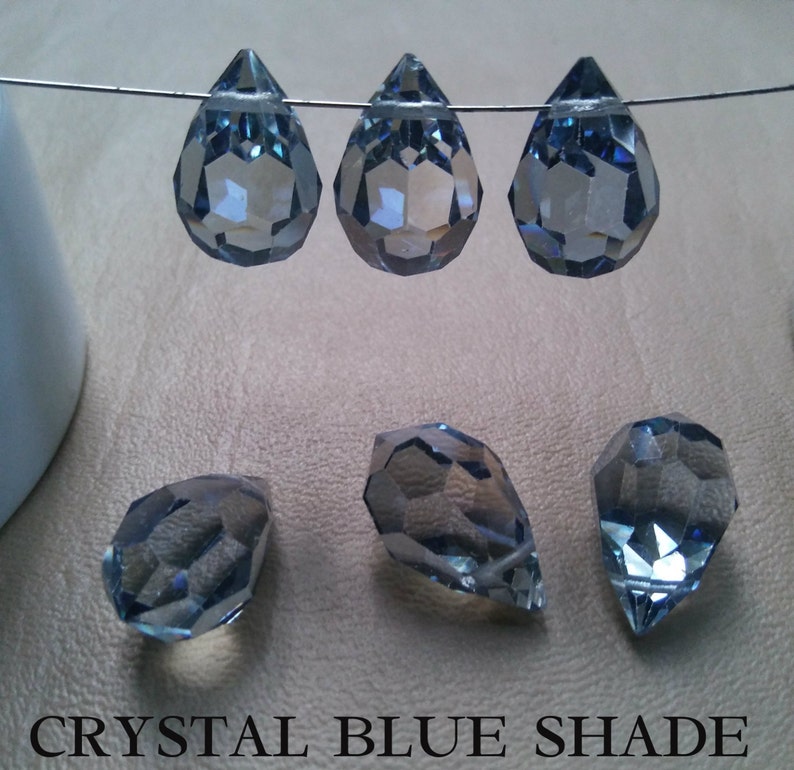 Vintage Swarovski crystal Drops 12 x 20 MM Fancy Crystal drops | Etsy