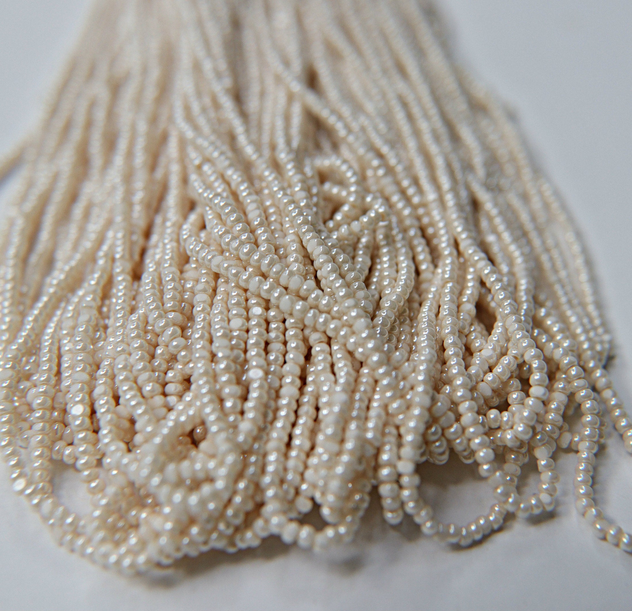 13/0 Charlotte Cut Beads Ivory 5/10/20/50/250/500 Grams Craft | Etsy
