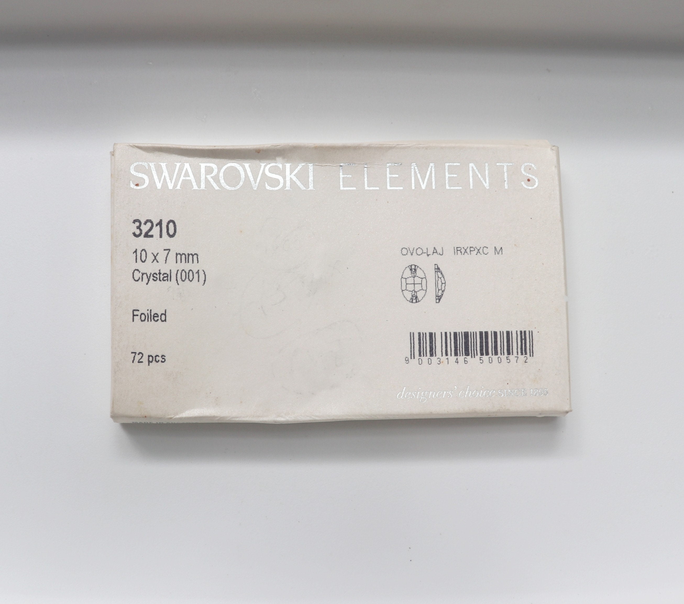 Swarovski Crystal Sew-on Bead, Oval 10x7mm, DIY Jewelry, Embroidery ...