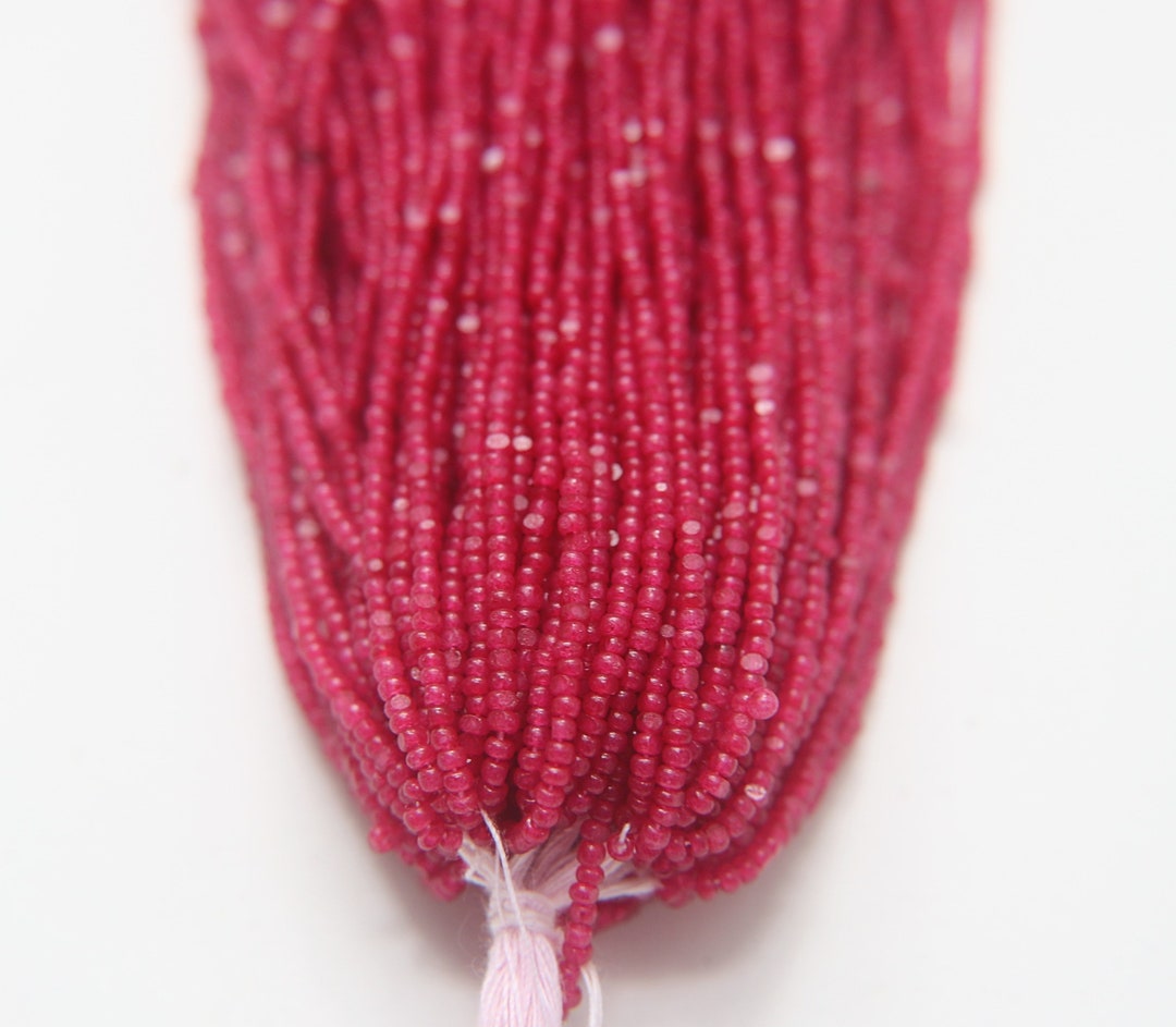 11/0 Hanks Charlotte Cut Beads Ruby Opal 1/5/25/50/100 Hanks 2.0mm ...