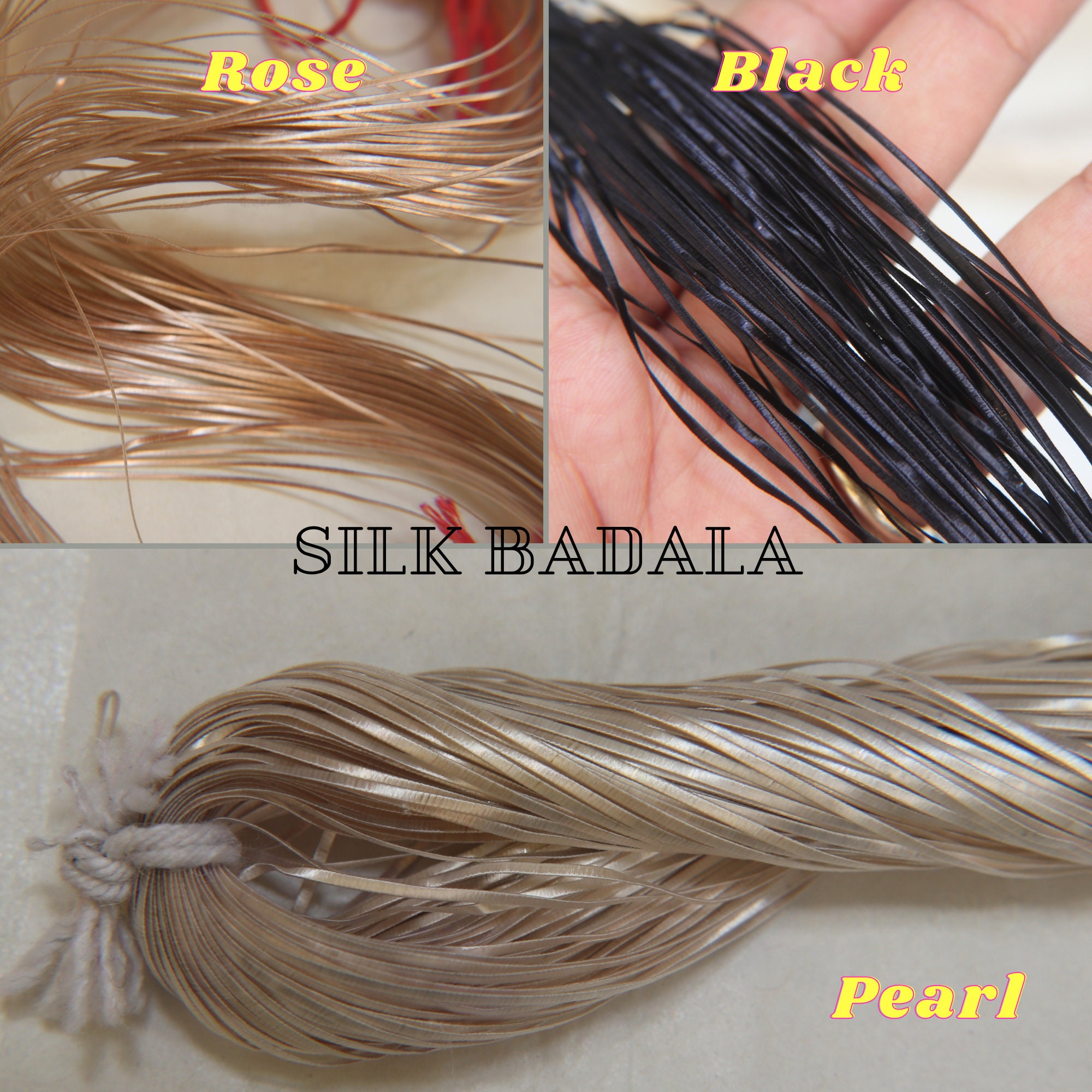 Mukaish Thread Wrapped Badla Strips, Chikankari Embroidery Material - Etsy