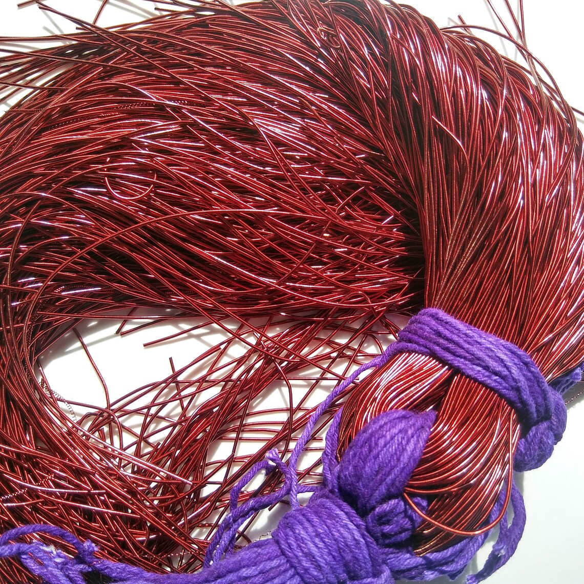 MARRON Metallic French Wire Bullion Wire Gimp Wire | Etsy