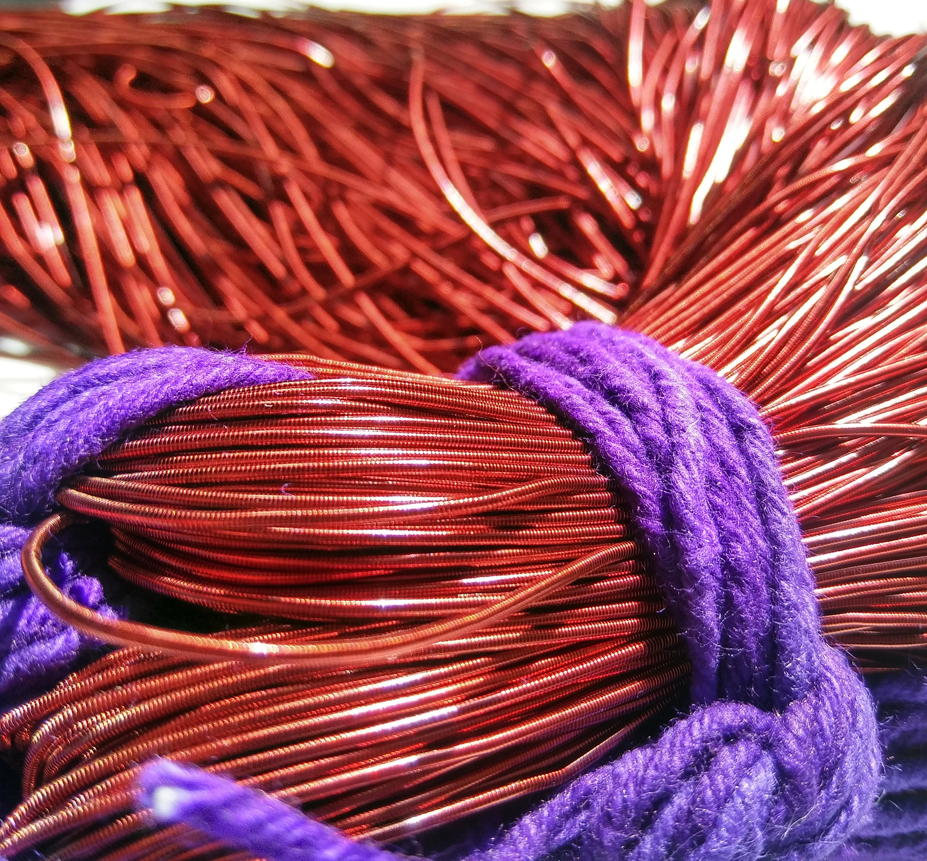 MARRON Metallic French Wire Bullion Wire Gimp Wire | Etsy