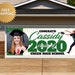 Drive by Graduation Sign, Class of 2020 Banner, Graduation Custom Photo ...
