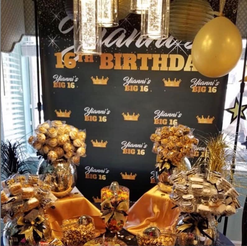 18th Birthday Backdrop King Backdrop Photo Backdrop Photo | Etsy