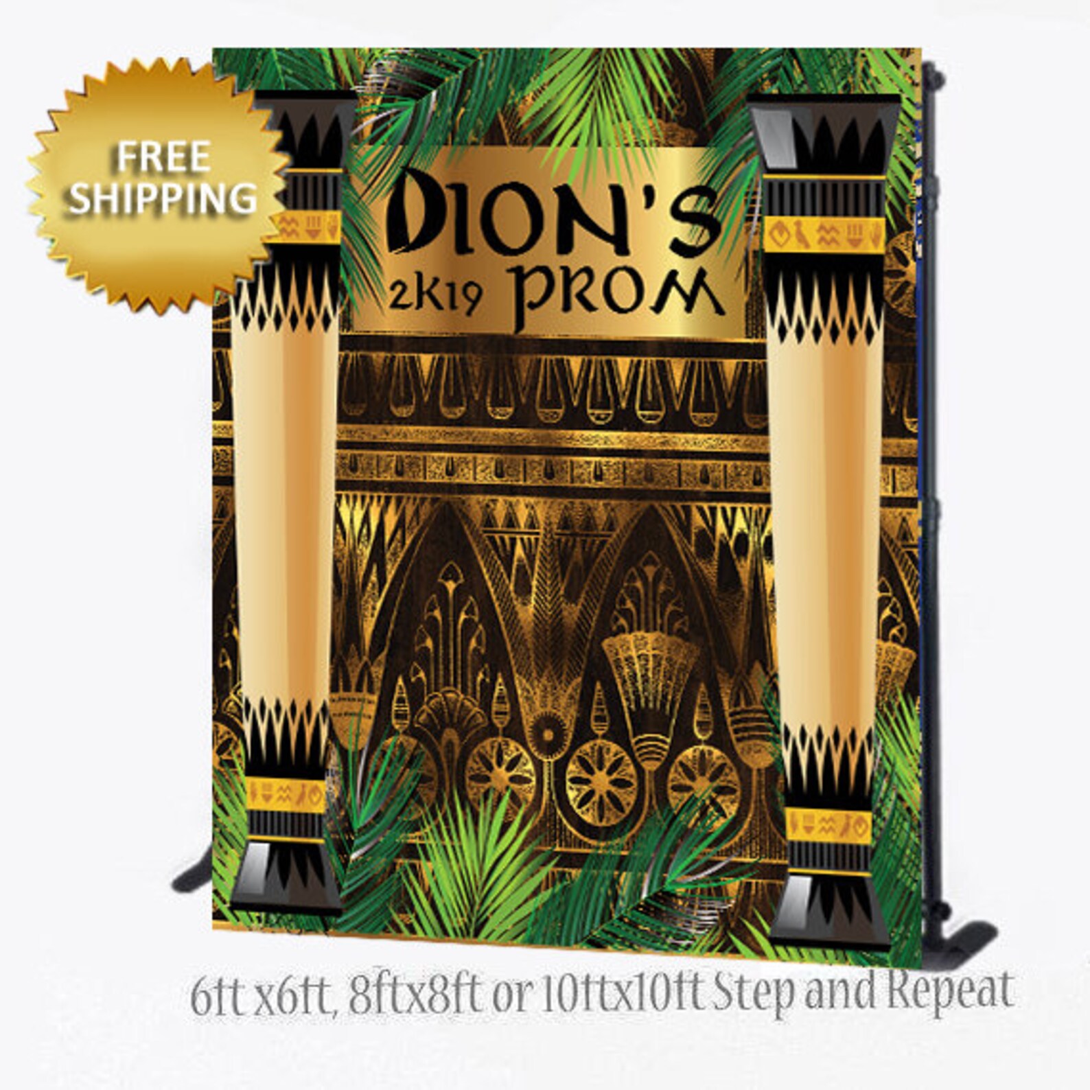 Egyptian Backdrop Royalty Step and Repeat Royalty Backdrop - Etsy
