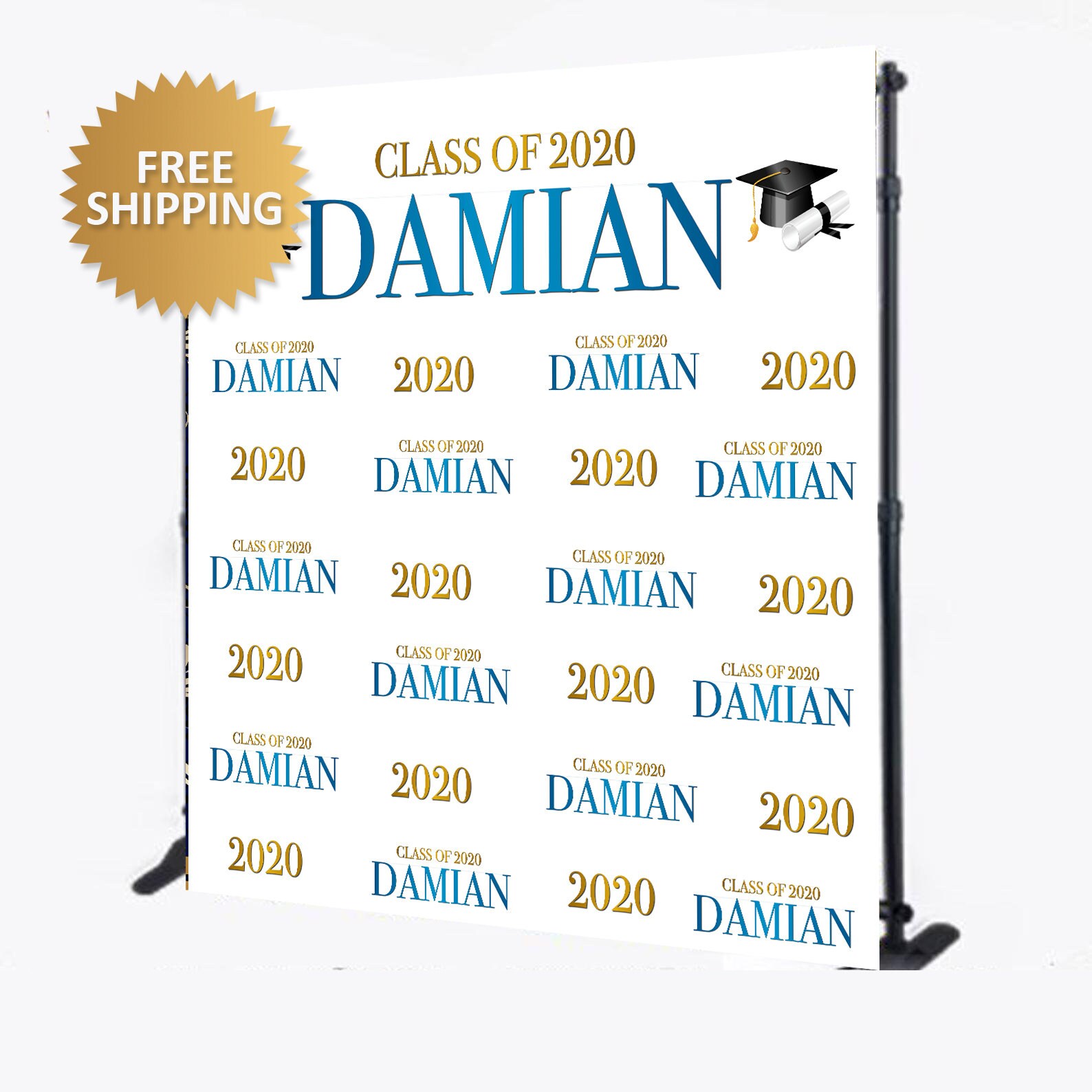 Graduation Backdrop Graduation Step and Repeat Graduation | Etsy