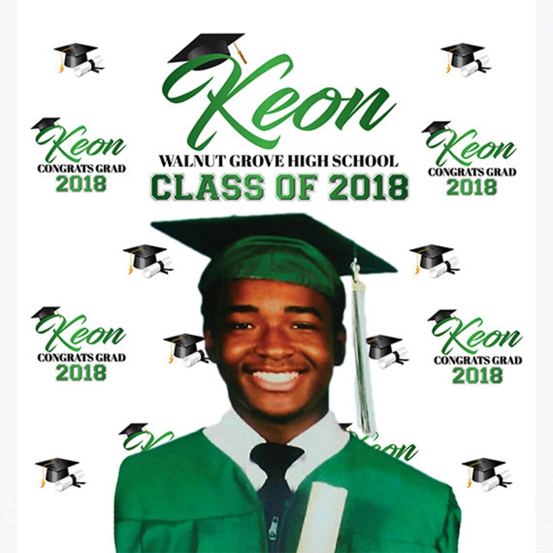 Graduation Backdropgraduation Step and Repeat Class of 2018 - Etsy