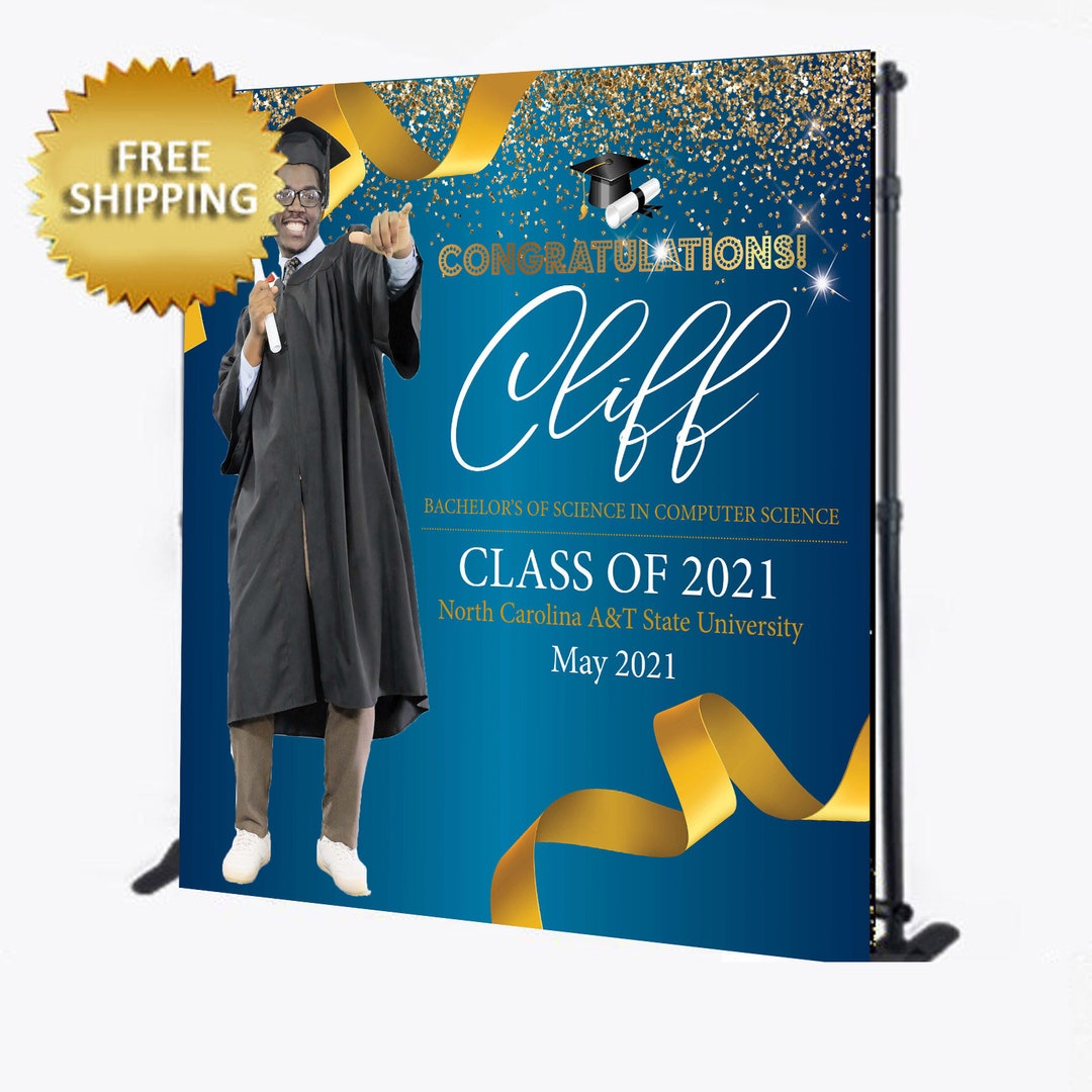Graduation Backdrop, Photo Graduation Backdrop, 2021 Graduation ...