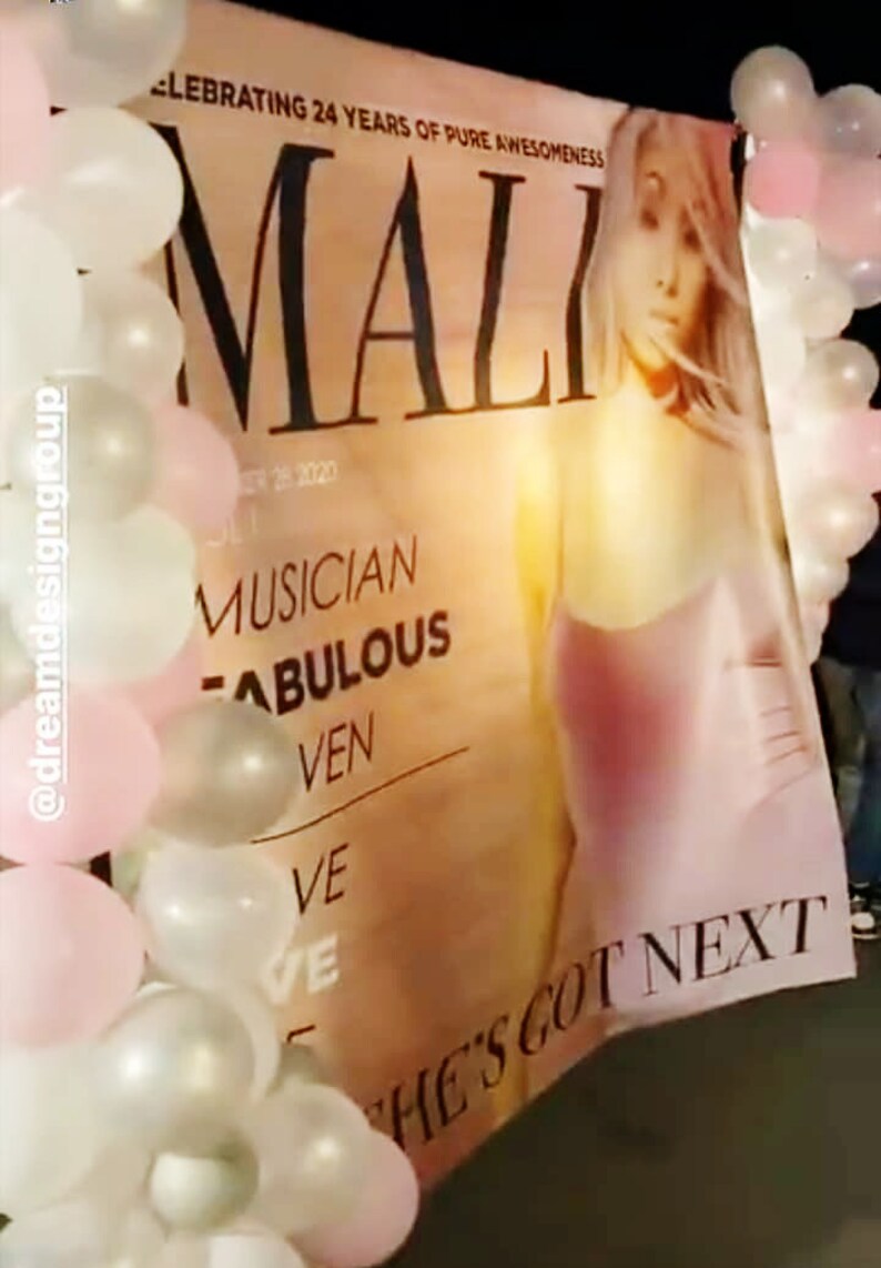 Wedding Backdrop Wedding Step and Repeat Magazine Cover - Etsy